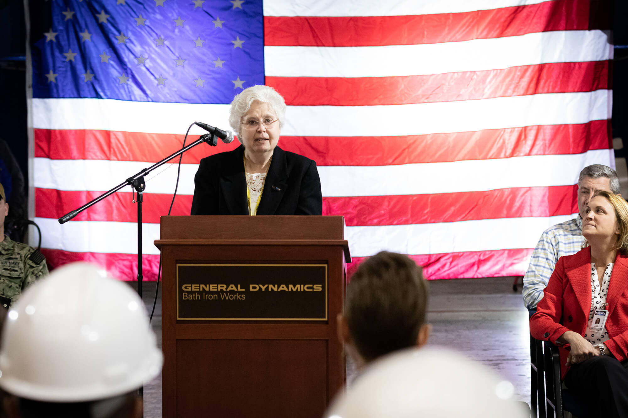 Louis H. Wilson (DDG 126) Keel Laying - Bath Iron Works